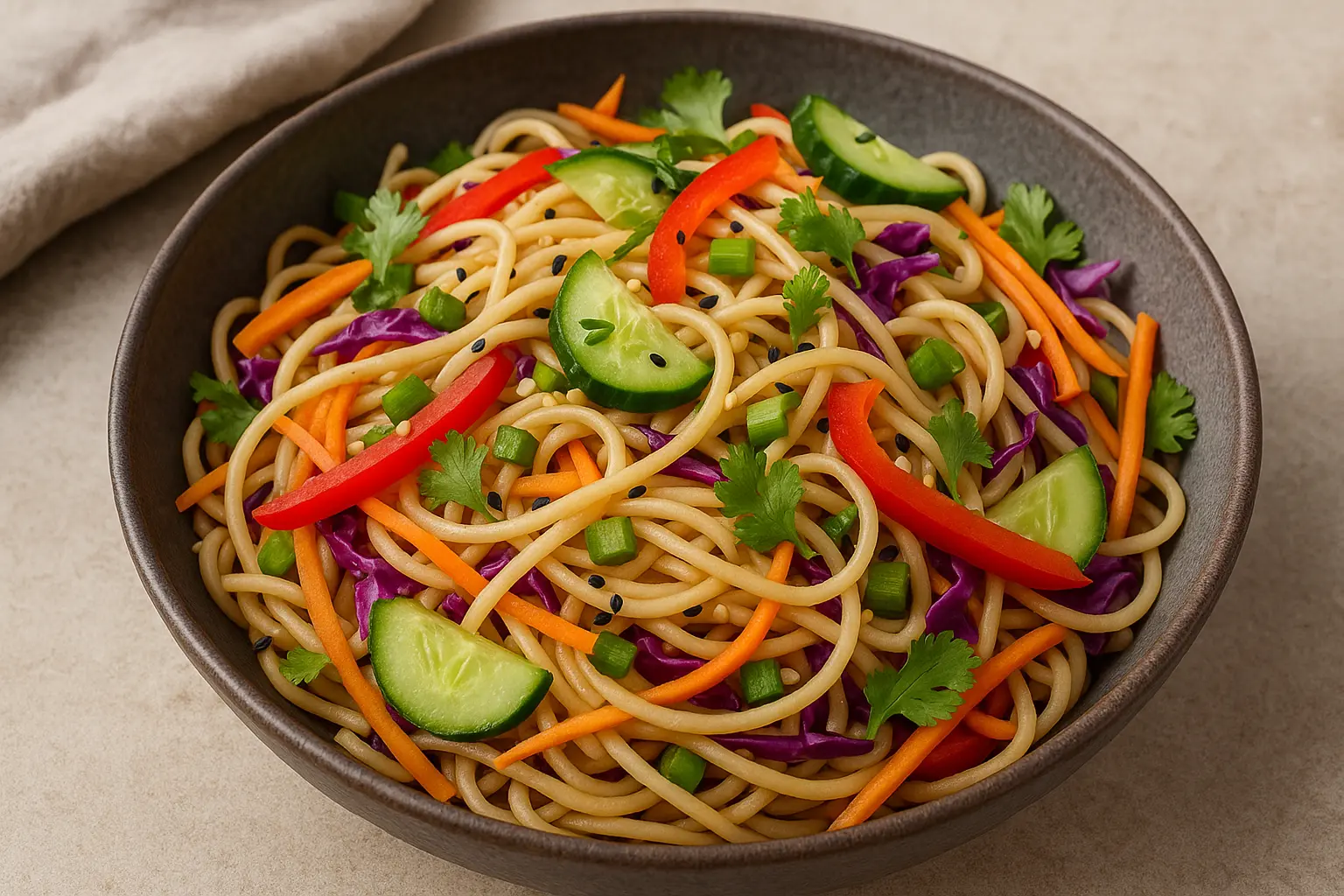 Cold Asian Noodle Salads – Quick, Vegan & Gluten-Free