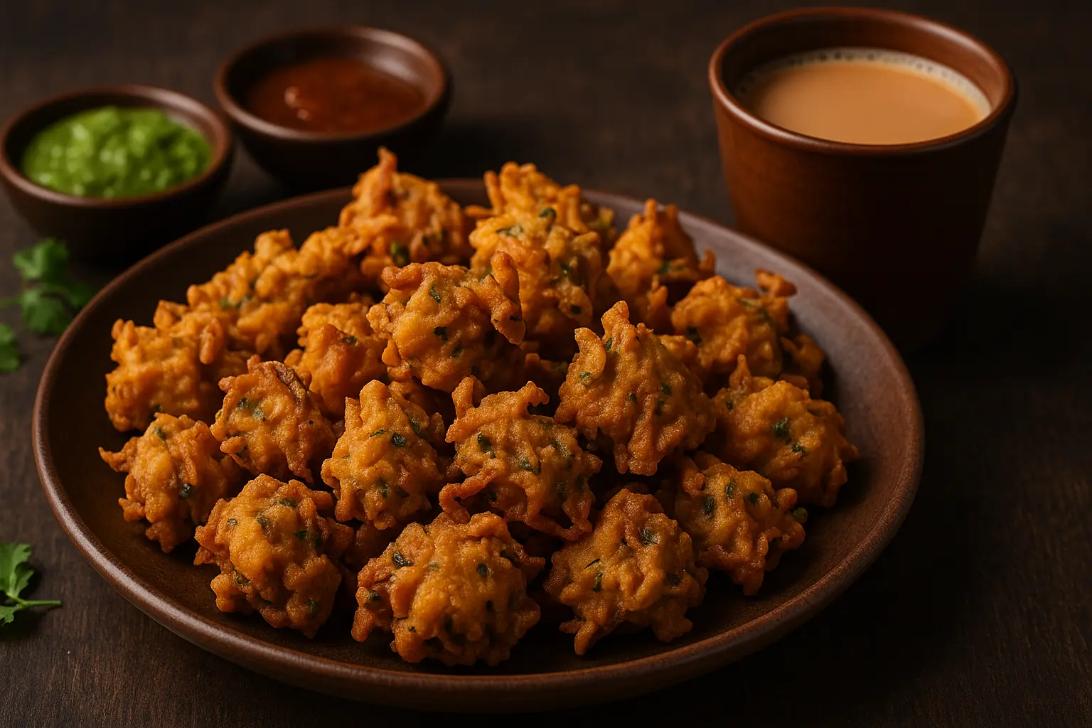 Crispy Indian Pakoras Perfect with Chai