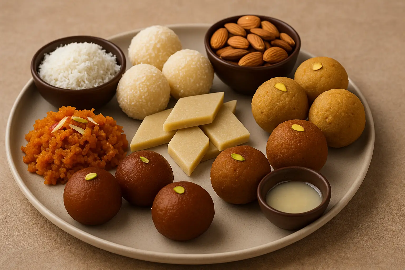 Homemade Indian Sweets Without Ghee | Vegan Mithai Guide