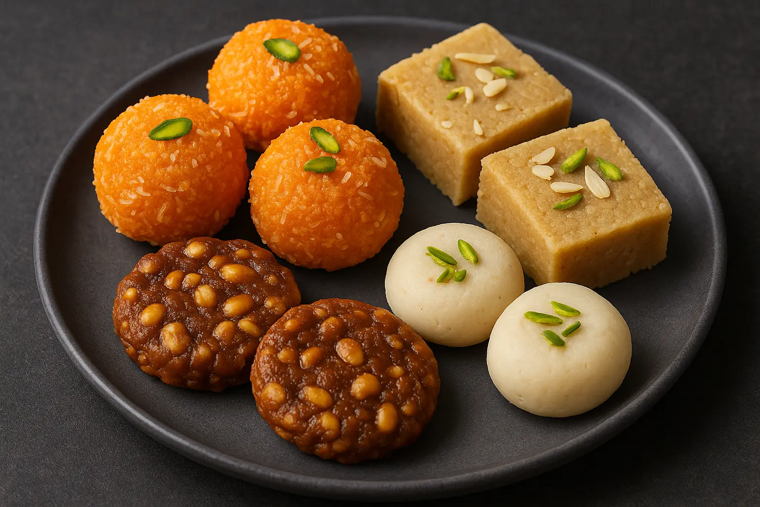 Homemade Indian Sweets Without Ghee | Vegan Mithai Guide