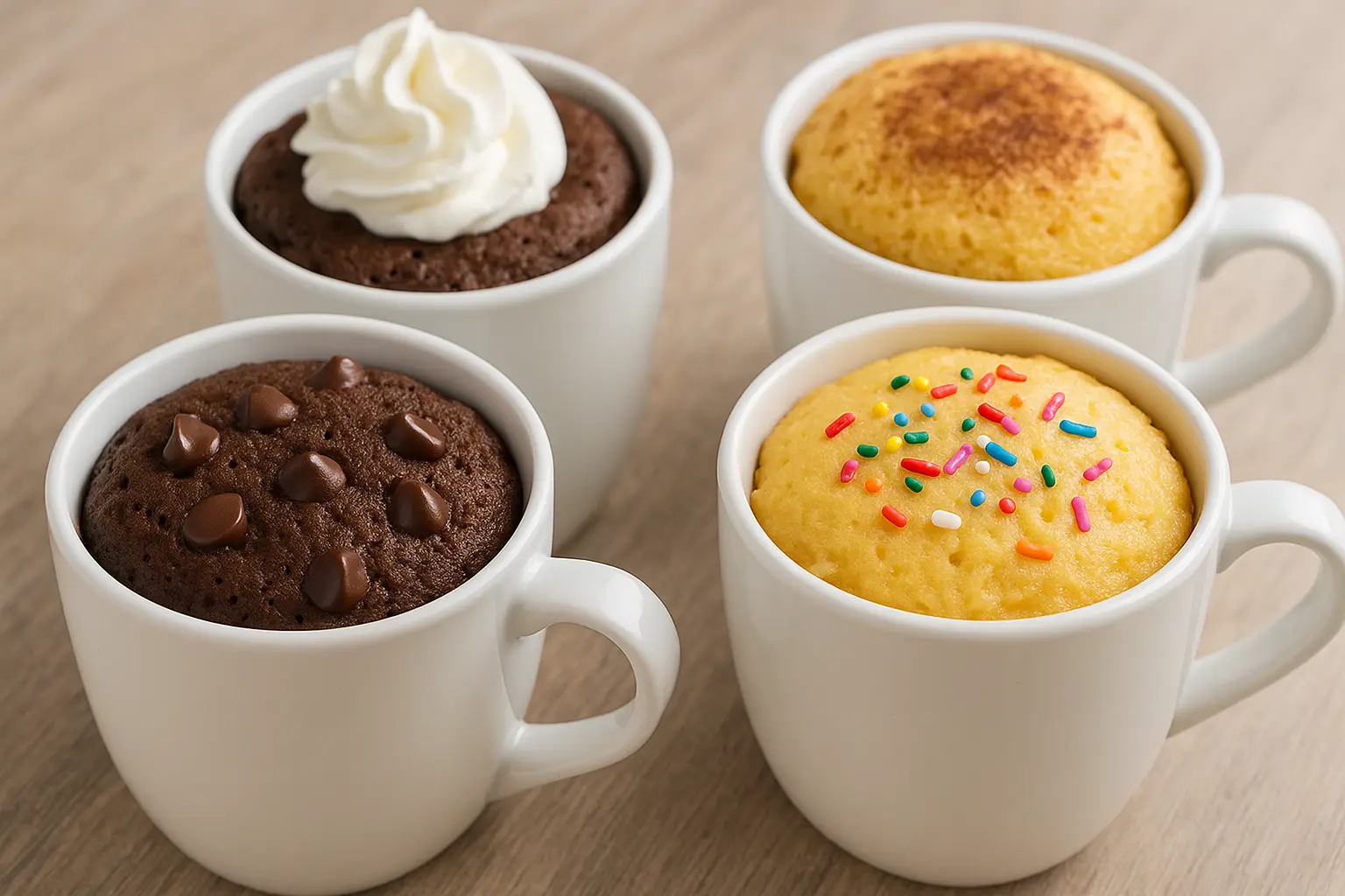 Microwave Mug Cakes for Busy Students | Quick Dessert Recipes