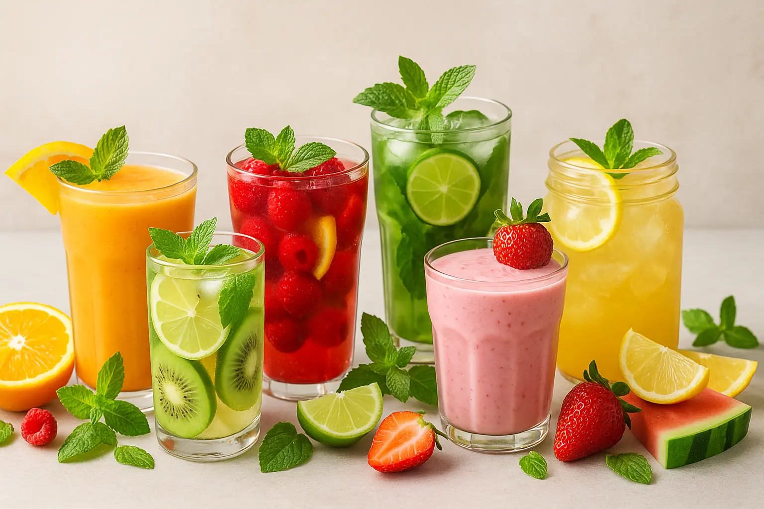 Refreshing Summer Drinks – Cool, Vegan & Low-Sugar Recipes