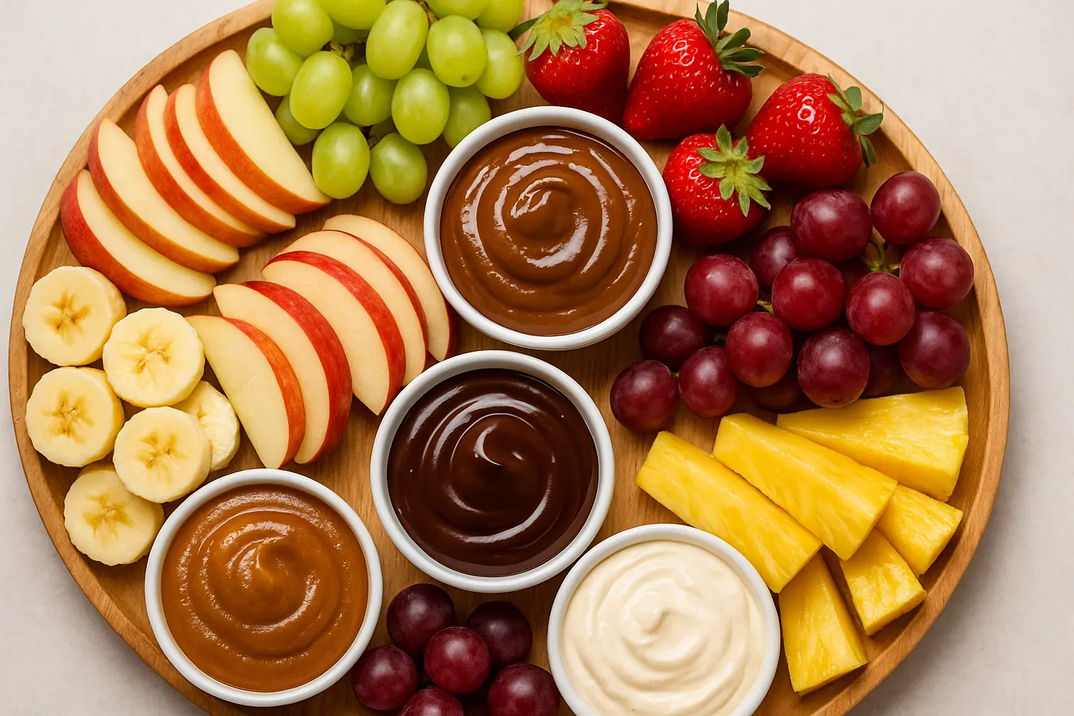 Sweet Dips for Fruit Platters & Healthy Snacking